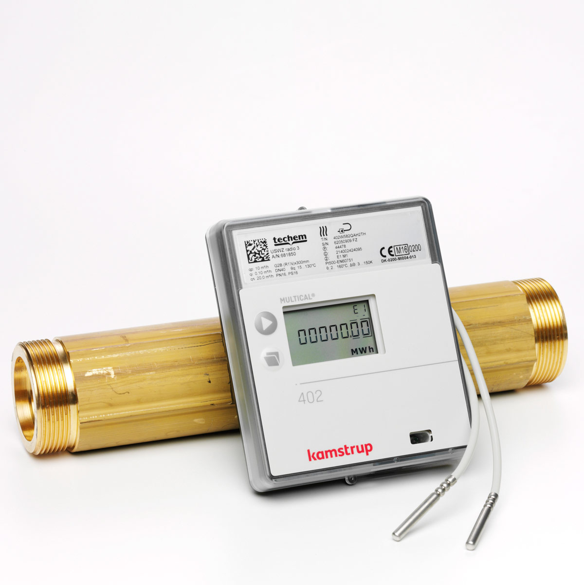 Techem MULTICAL® 403 Kamstrup Energimåler Køl Fremløb – 300 mm, Qp 10